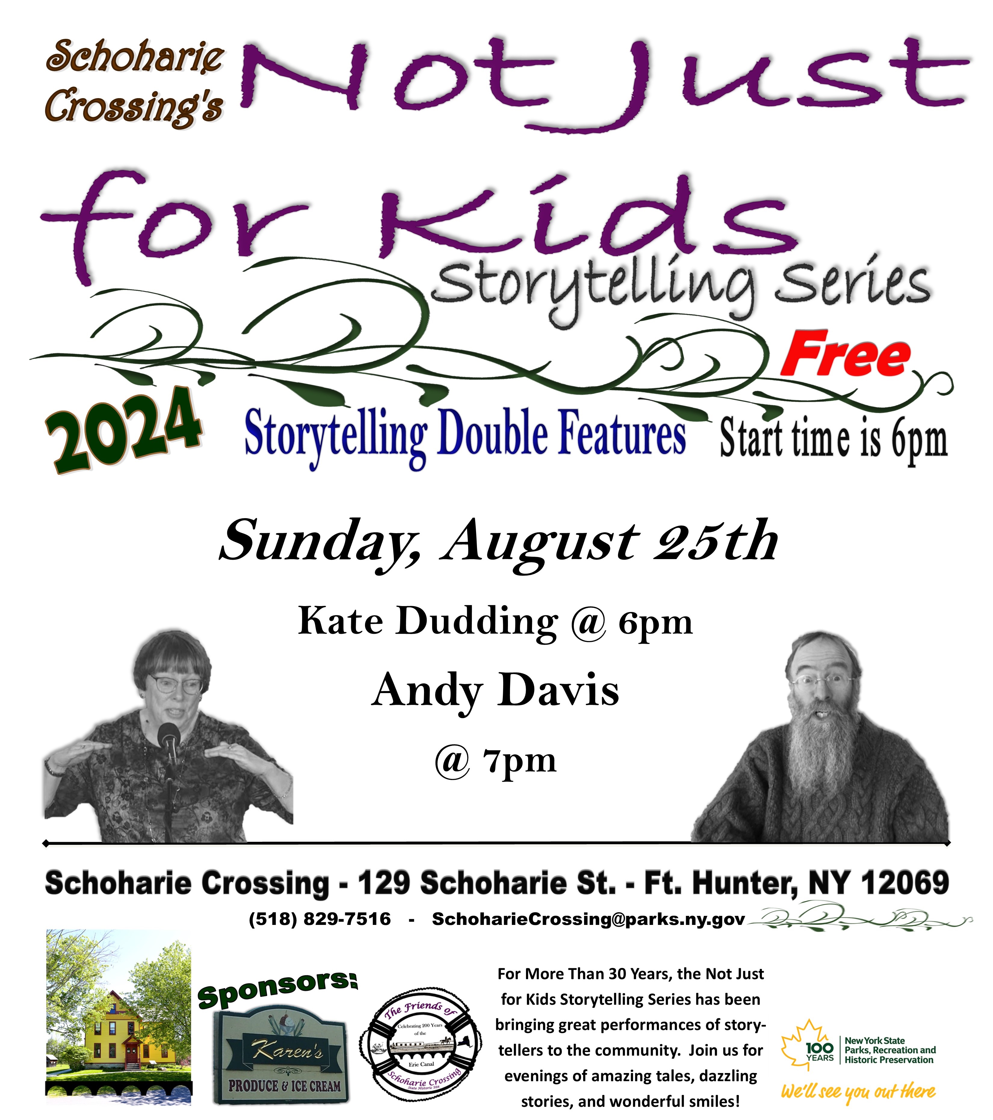 Calendar – Andy Davis, Storyteller